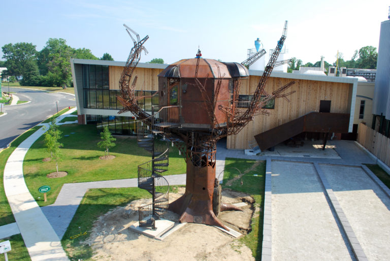 The Steampunk Tree House has been successfully transplanted in Delaware ...