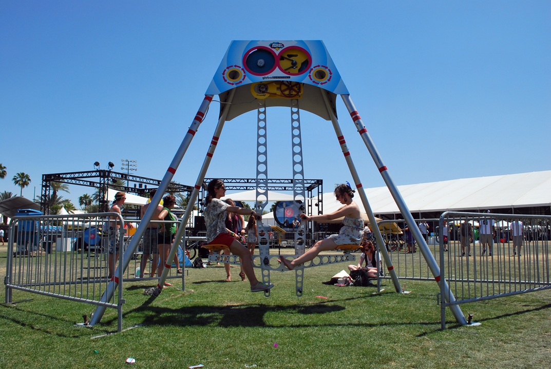 Energy Generating Swingset | Engineered Artworks